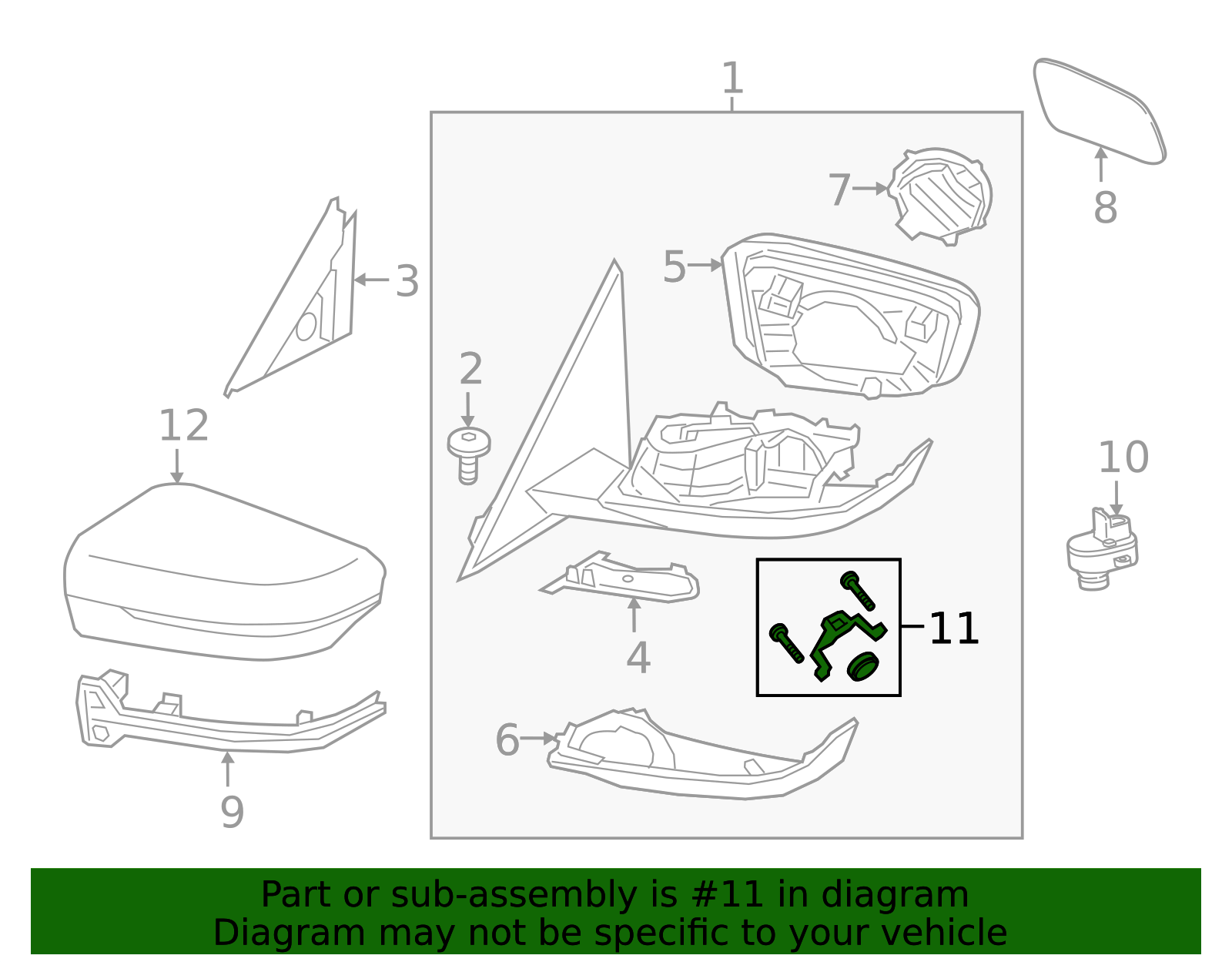 Genuine BMW 51-16-8-498-269 | Side Camera Holder | FREE Shipping on ...