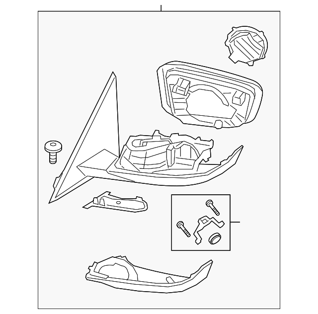 Genuine Door Mirror for 2019-2025 BMW | OEM Part# 51-16-5-B4B-432 | BMW ...