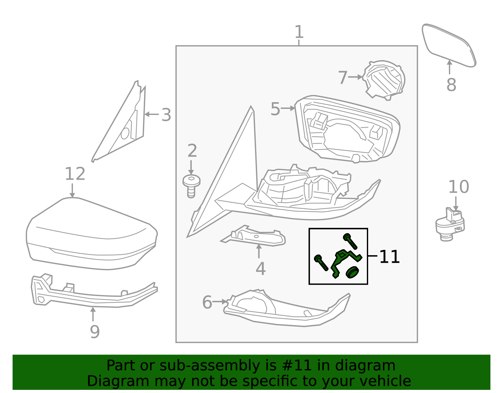 51-16-8-498-269 - 2019-2024 BMW - Side Camera Holder | BMWPartsHub