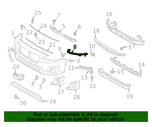 57707FL010 - Upper Retainer 2018-2023 Subaru Crosstrek | Subaru Direct ...