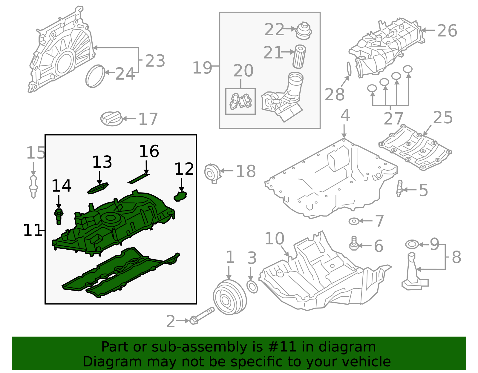 11129452896 - 2020-2025 BMW Z4 Valve Cover (11-12-9-452-896) | BMW of ...