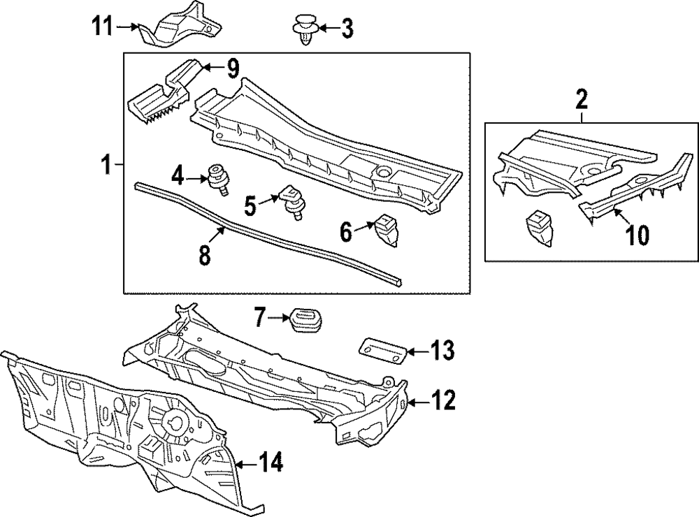 74222-TA0-A00 - 2008-2012 Honda Accord - Cover L Hood Hinge | Genuine ...