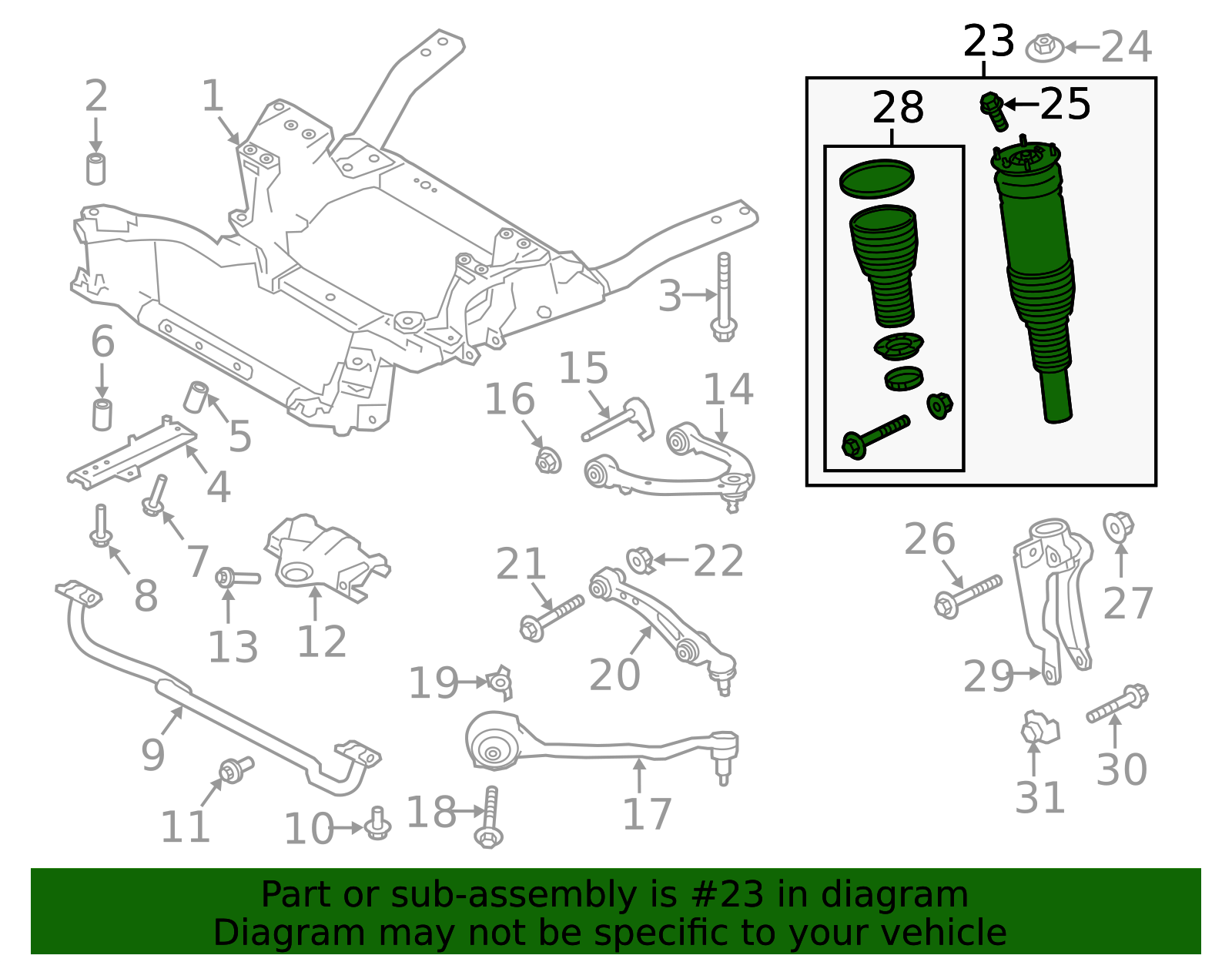 Genuine Strut Assembly for 2013-2017 Land Rover Range Rover | Land ...
