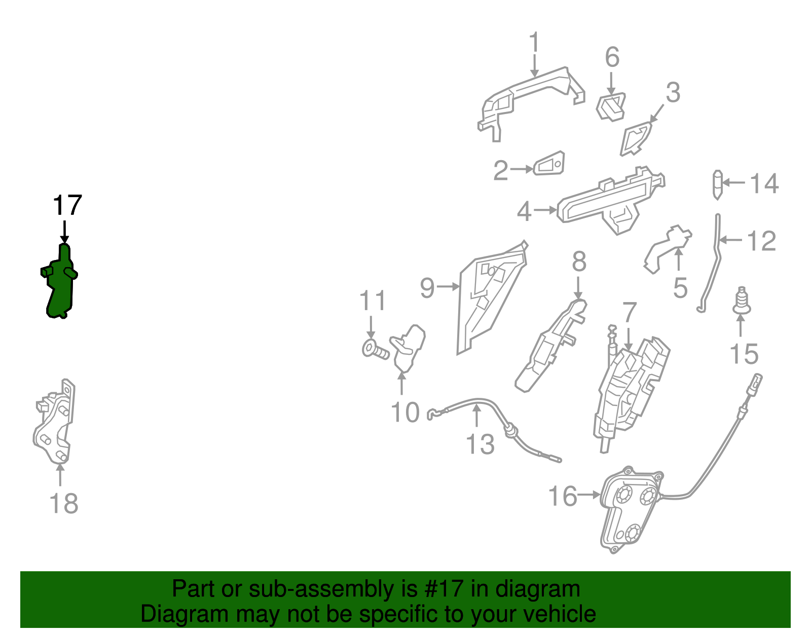 166-730-01-37 - Upper Hinge 2012-2019 Mercedes-Benz | Mercedes-Benz ...