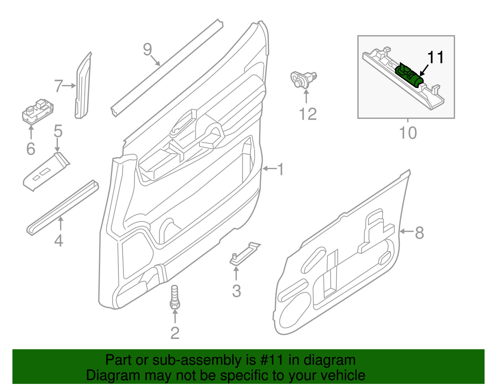 2012-2023 Nissan Bulb 26261-3JA0A | Nissan Parts Central