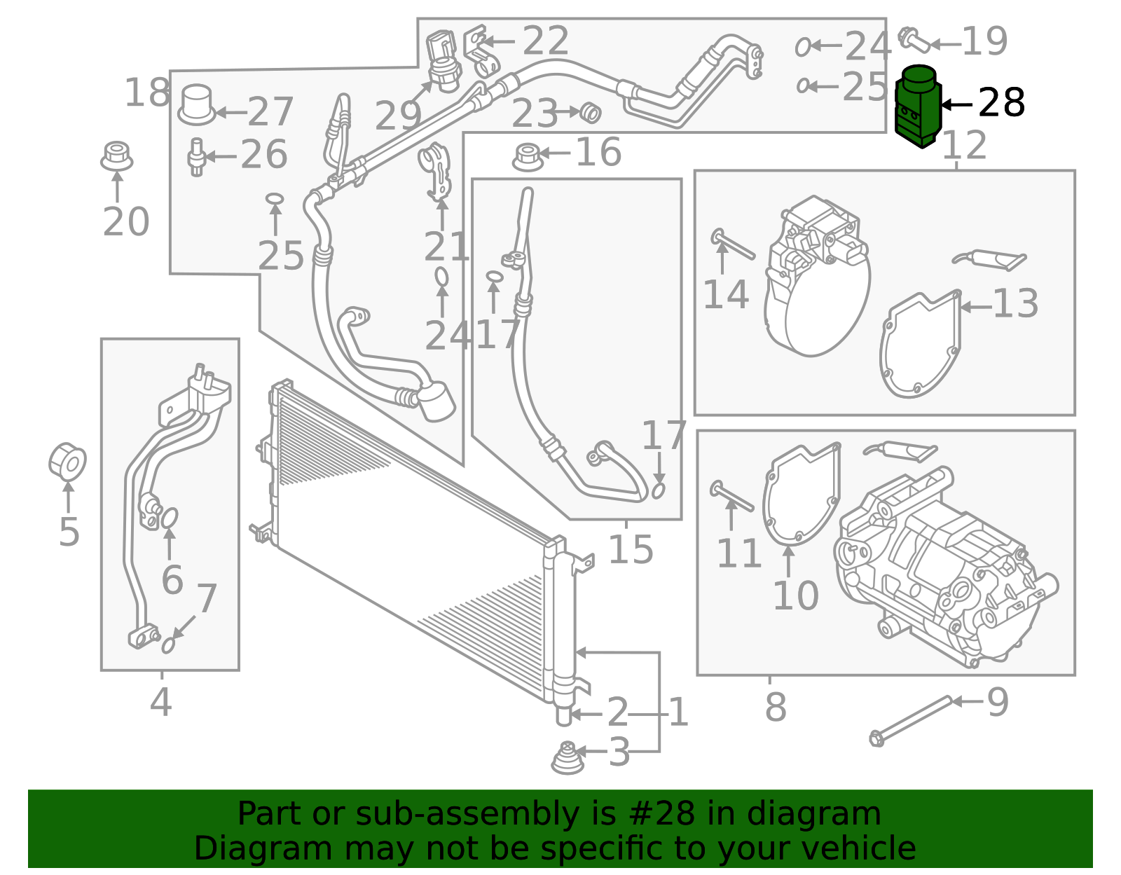 2023-2025 Kia Niro Expansion Valve 97626-AT350 | QuirkParts