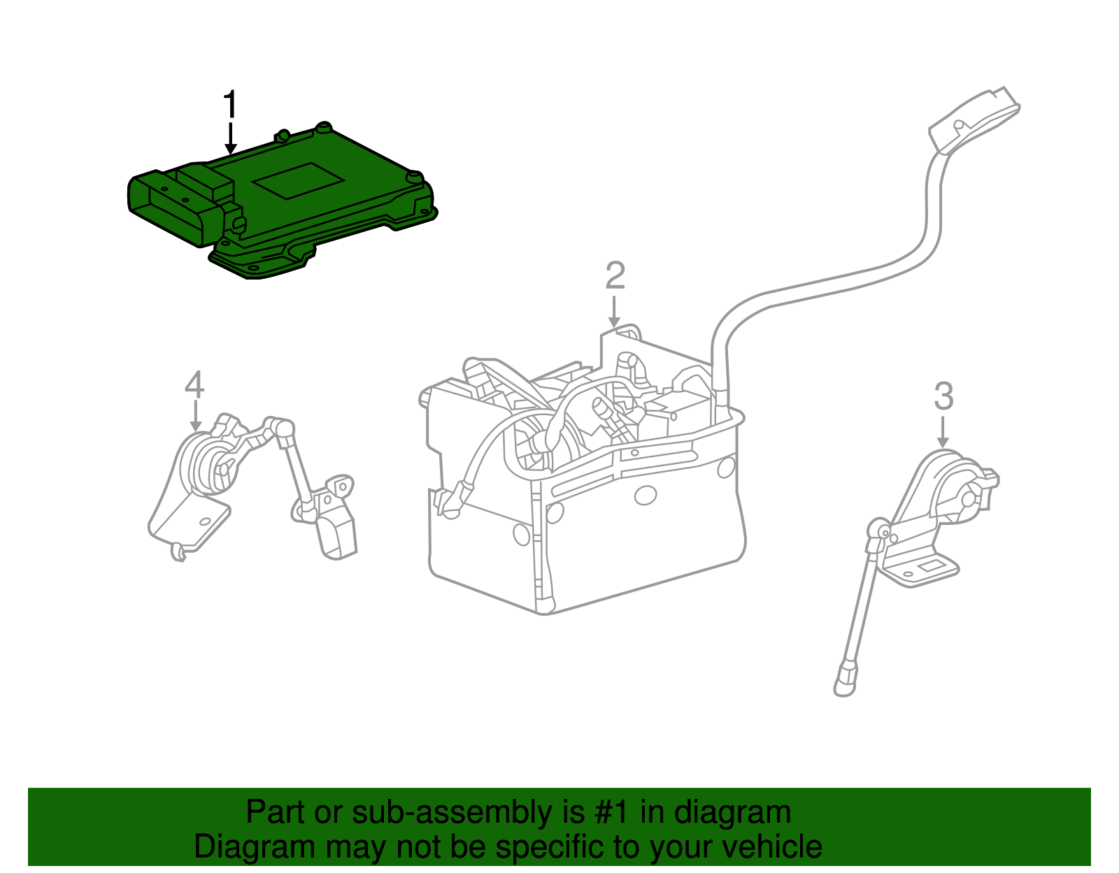 23201680 - Active Suspension Control Module 2015-2017 GM | GM Wholesale ...
