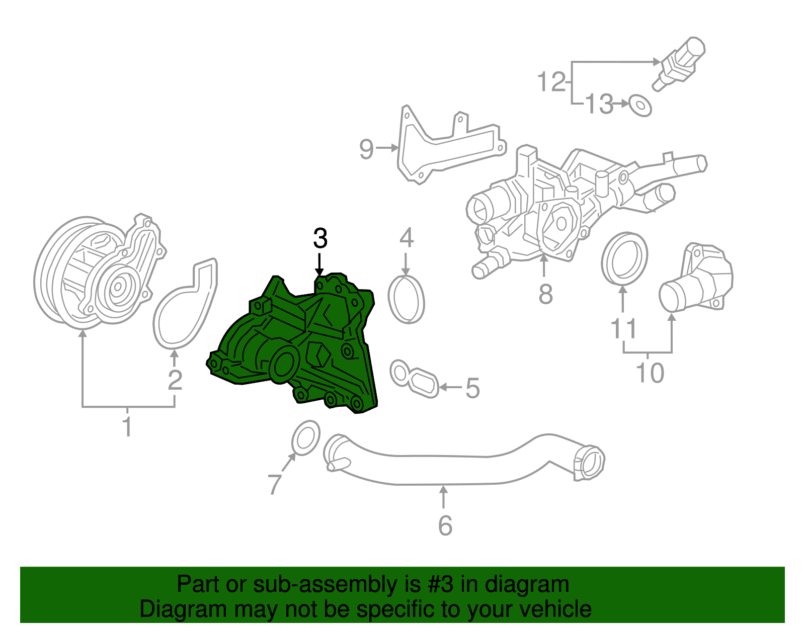 19410-6A0-A00 - 2018-2025 Honda - Passage Water | Honda Parts Cheap