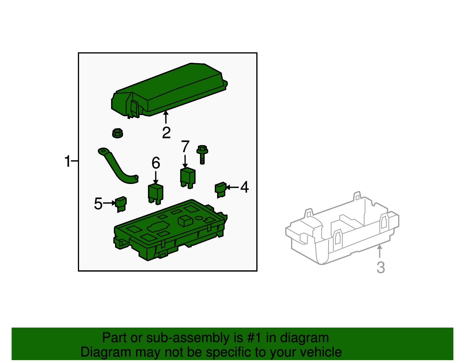 2012-2015 Chevrolet Camaro Accessory Wiring Junction Block 22760635 ...