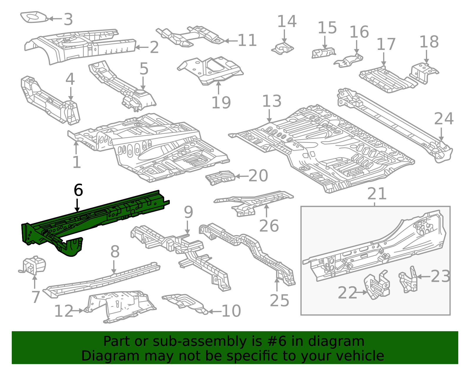 57014-04010 - High-Quality Side Reinforced for AutoNation Parts