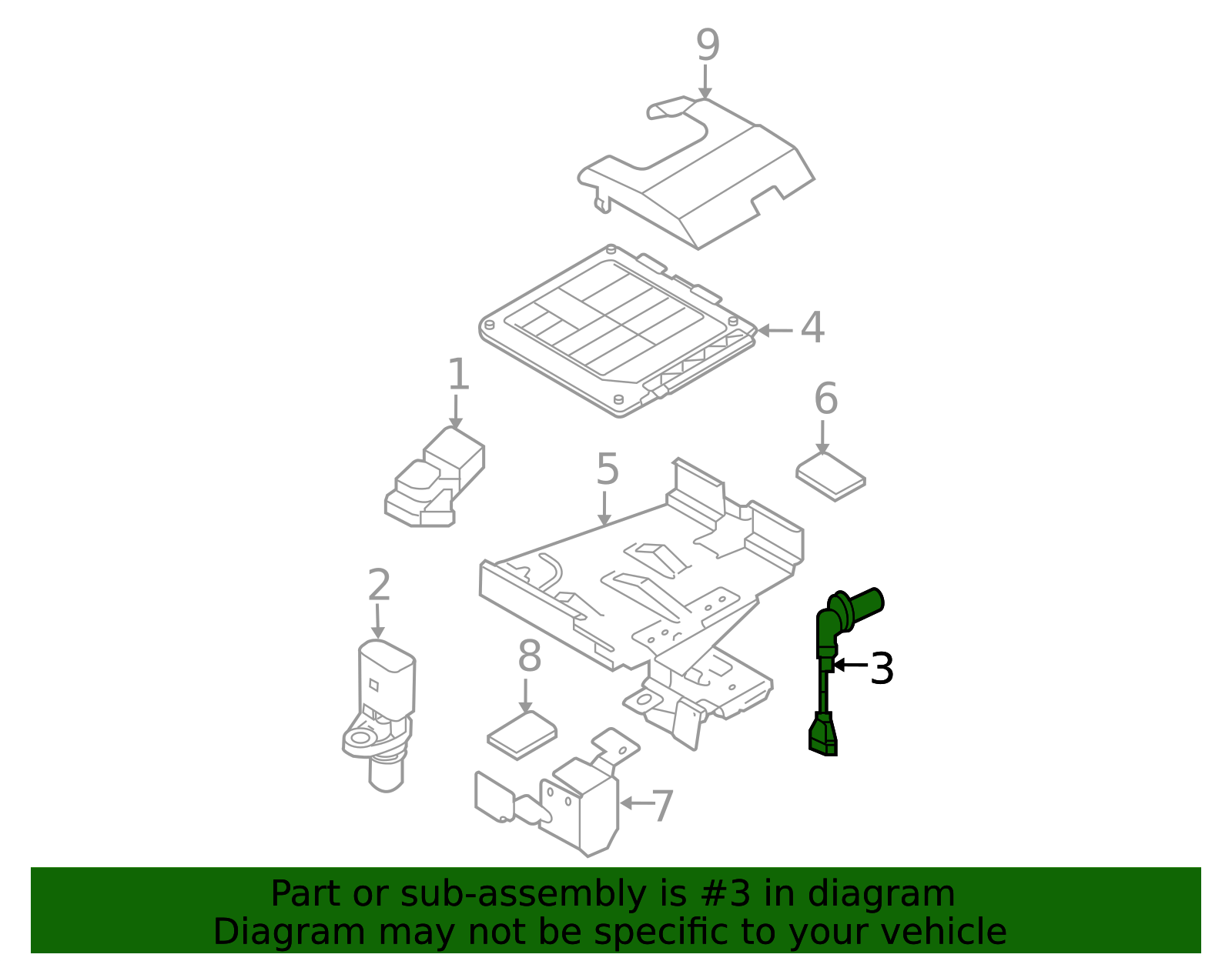 2005-2006 Volkswagen Jetta Crankshaft Position Sensor 036-906-433-E ...