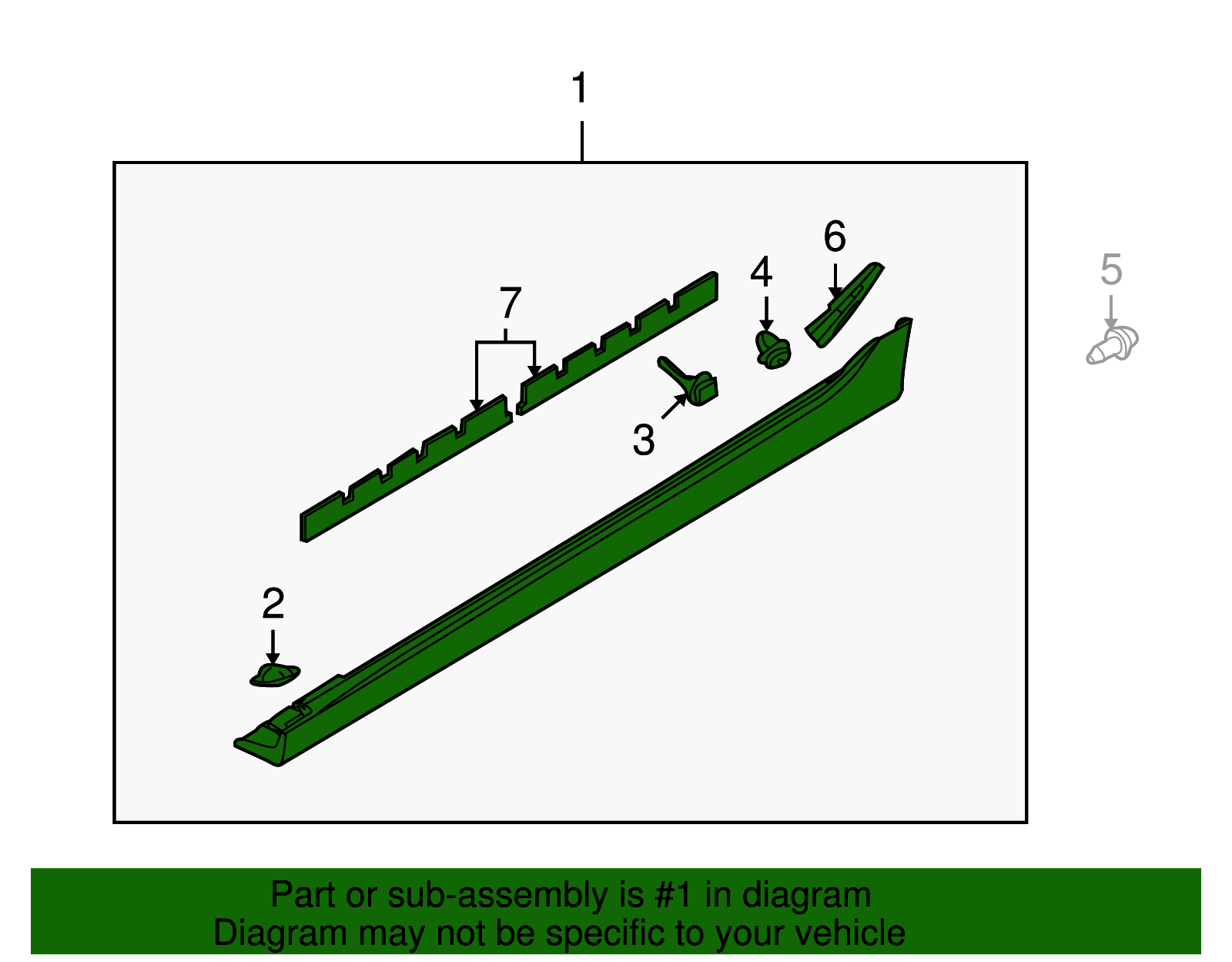 2013 Mazda 6 Rocker Molding GEG2-51-P40B-35 | RealMazdaParts.com