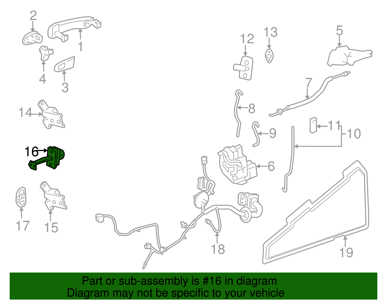 13363546 - High-Quality Front Door Check Assembly for 2012-2017 Buick ...