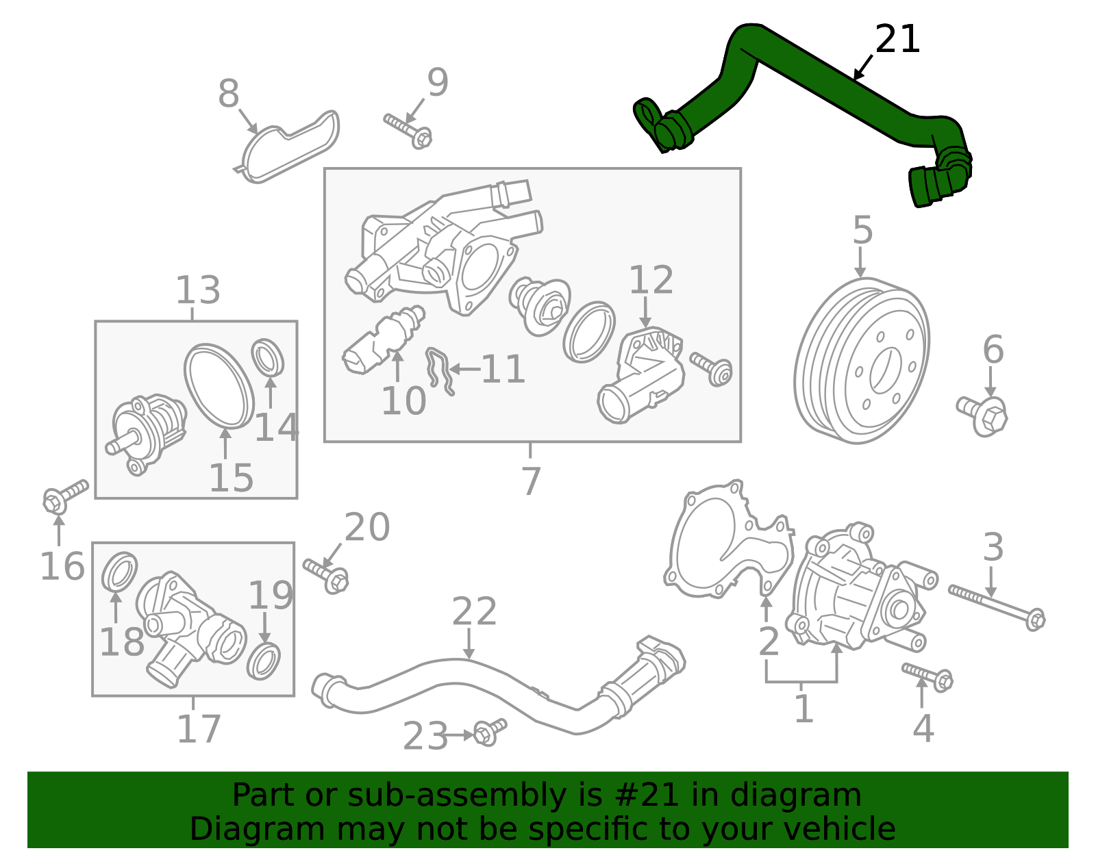 Radiator Hose C1BZ-8286-B - Dependable OEM Engine Cooling | AutoNation ...