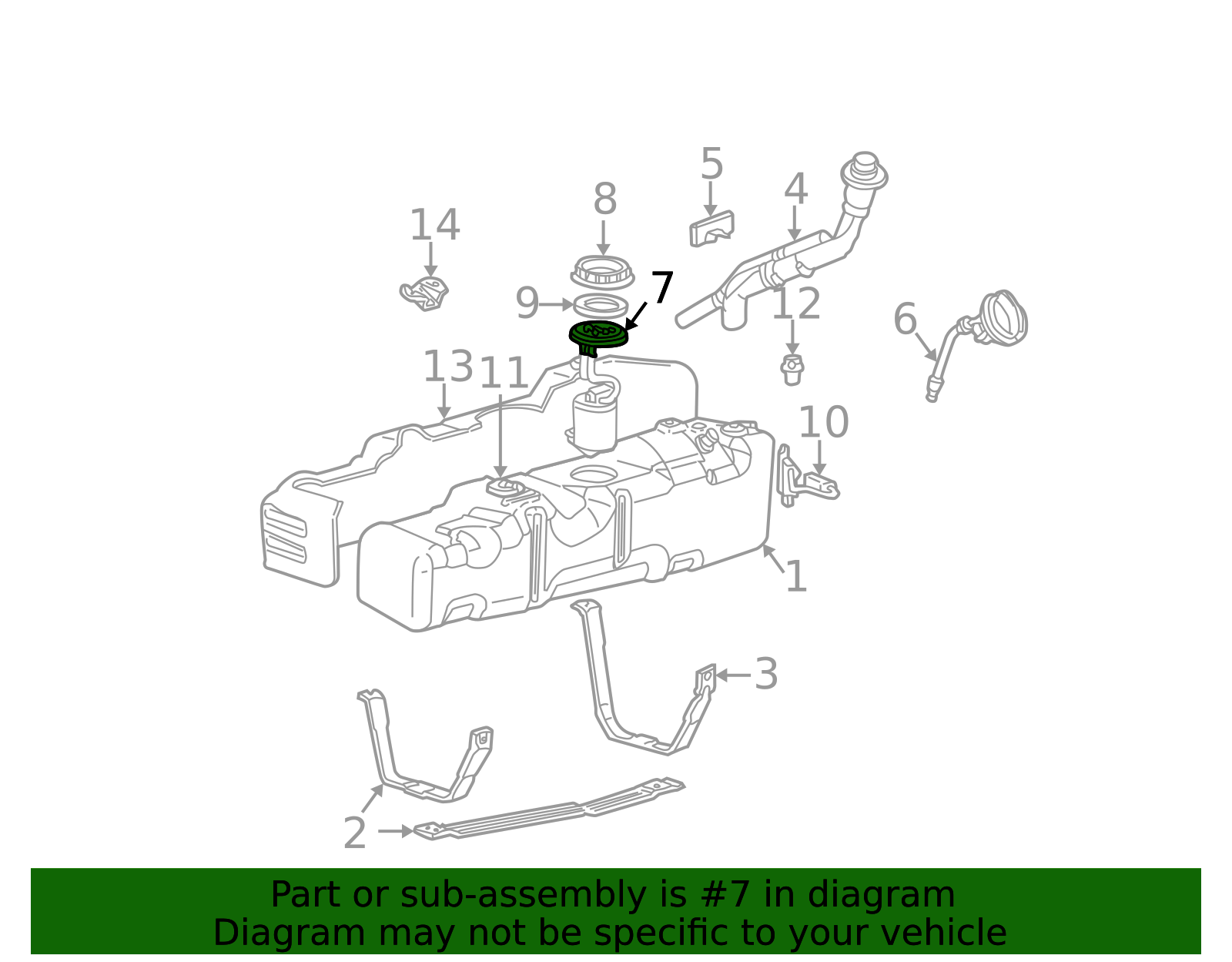 Ford Electric Fuel Pump - Reliable Fuel Delivery - Part #6C3Z-9H307-AA ...
