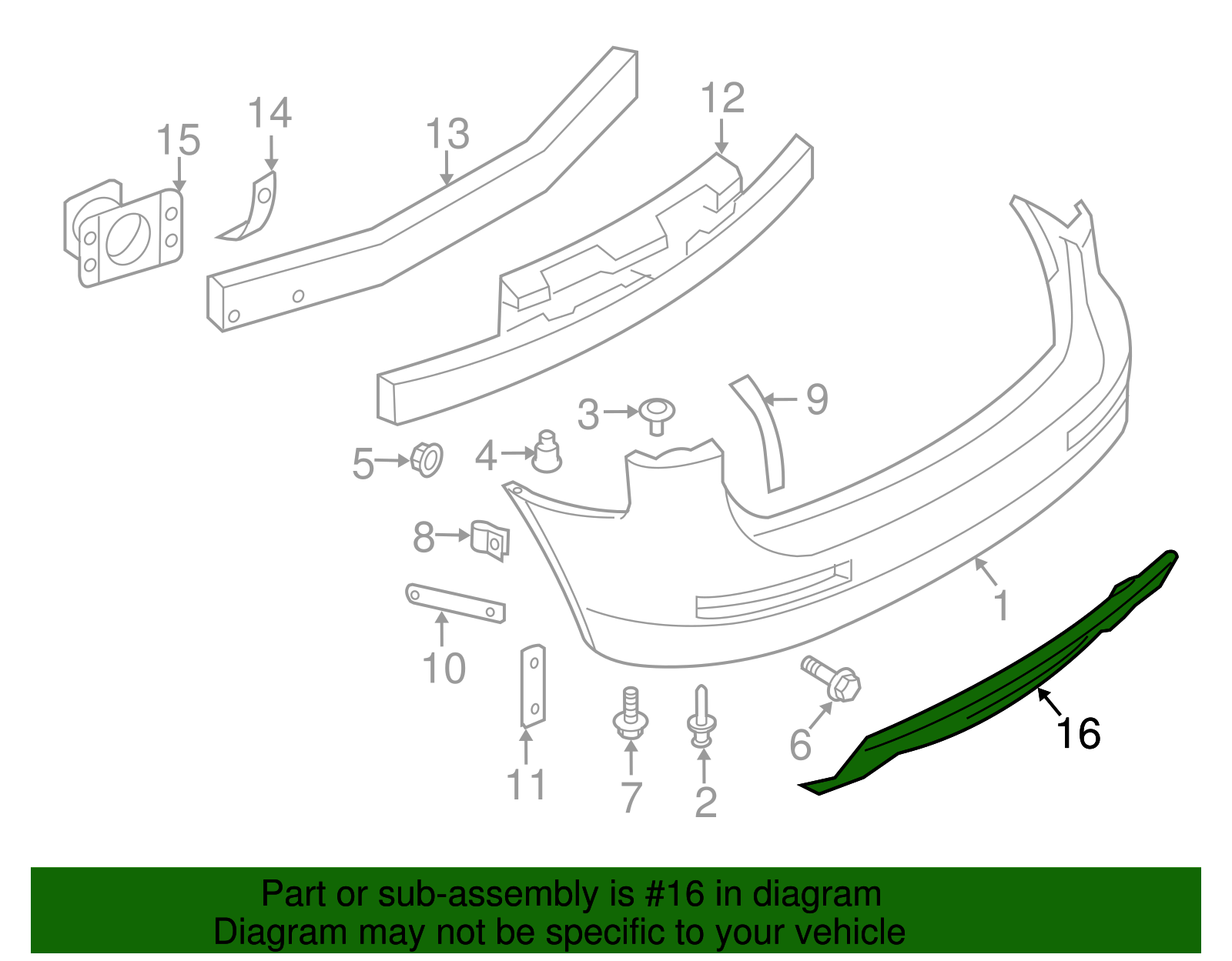85064-5UB0A (850645ub0a) - 2016-2017 Infiniti QX50 Lower Cover ...