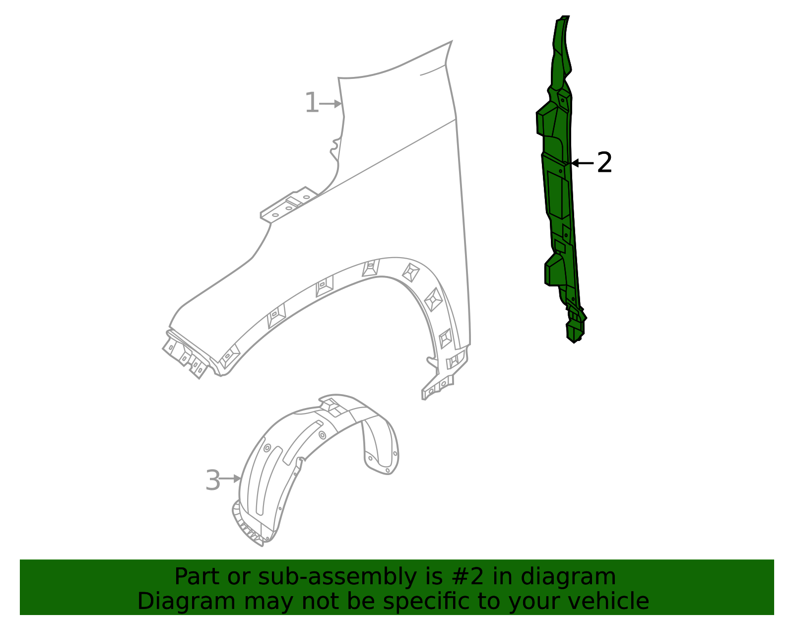 84126-Q5000 - Rear Seal 2021-2025 Kia Seltos | Kia.Parts Store