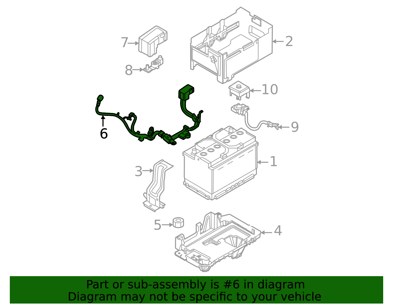 2020-2023 Hyundai Sonata Battery Cable 91850-L0210 | OEM Parts Online