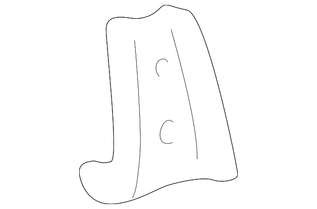 Genuine Toyota Face Bar Seal part# 52592-35010 for 1996-2002 Toyota ...