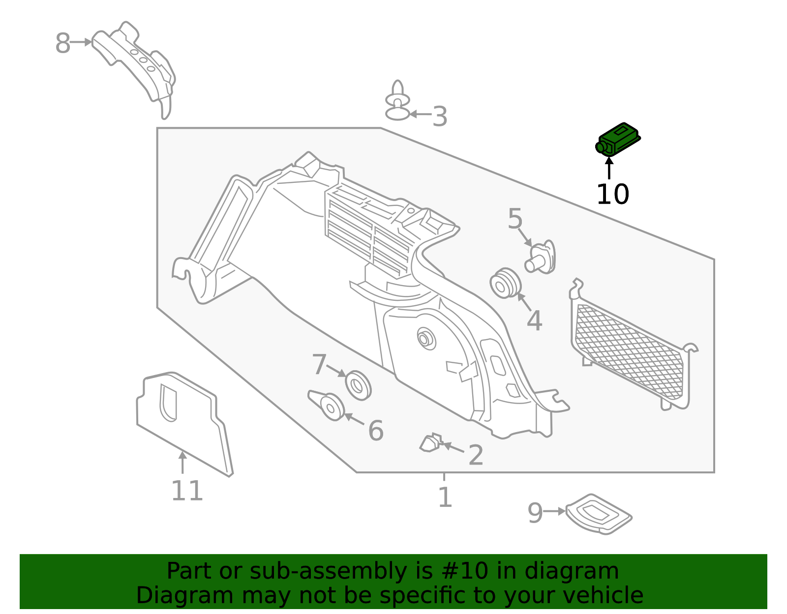 2009-2025 Audi Lamp 8J0-947-409 | Audi OEM Parts Online