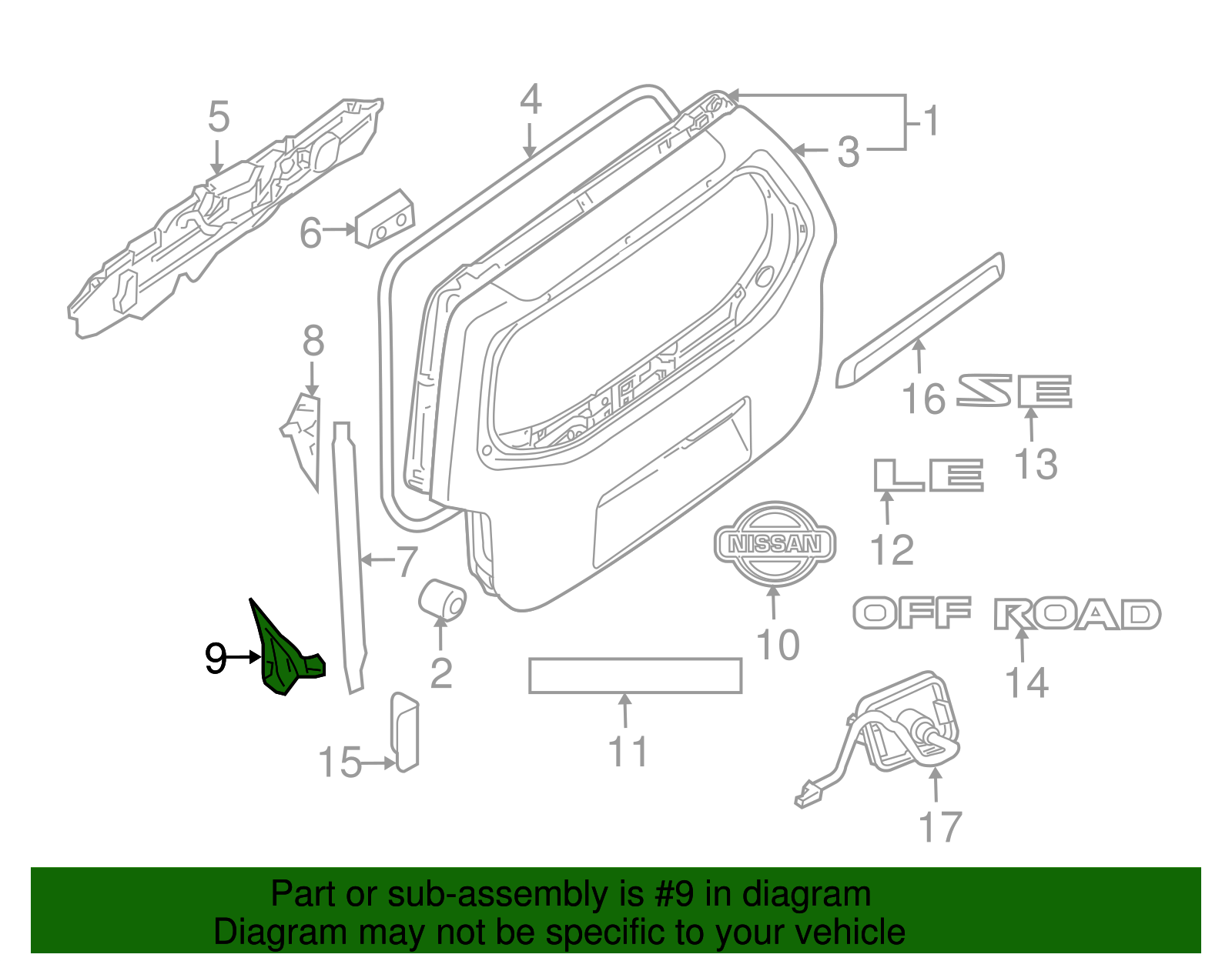 2005-2012 Nissan Pathfinder Support Cylinder Lower Bracket 90477-EA500 ...