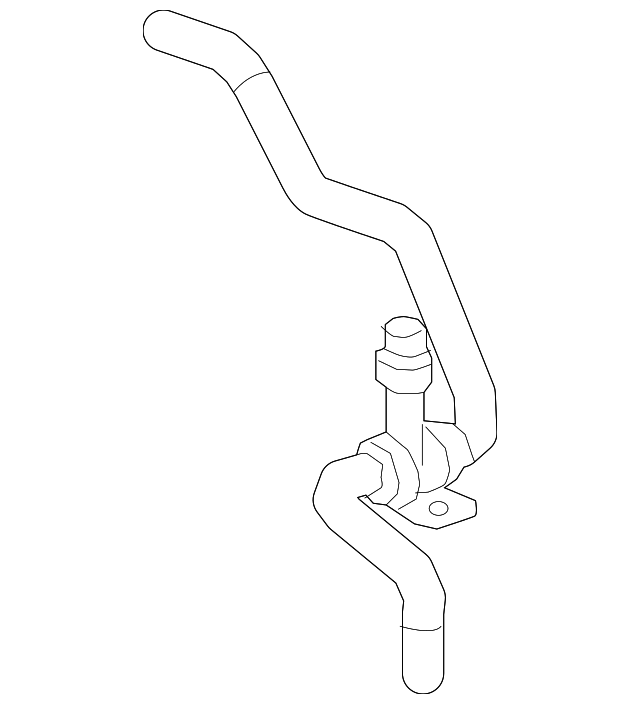 2023-2026 GM (Replaces 84914037) Heater Water Auxiliary Pump Inlet Hose ...