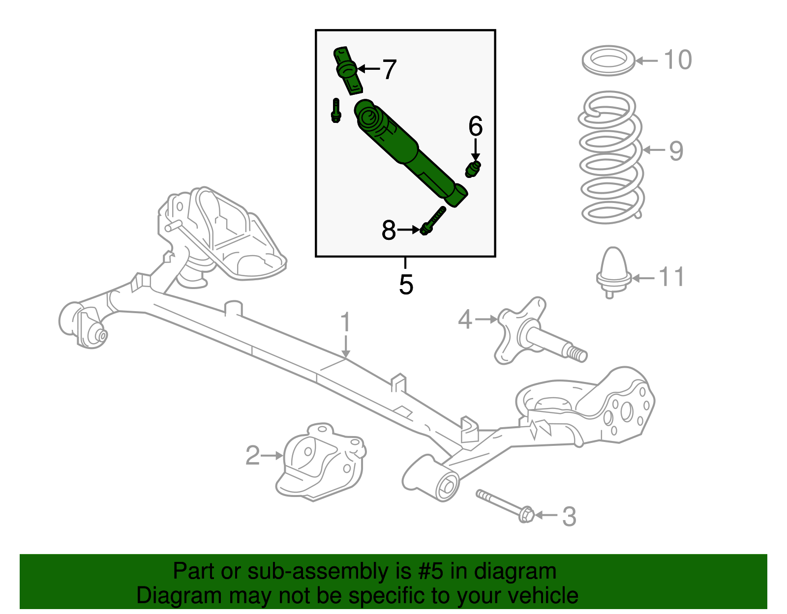 52610-S3Y-J02 - Shock Absorber 2000-2006 Honda Insight | Honda Parts Online