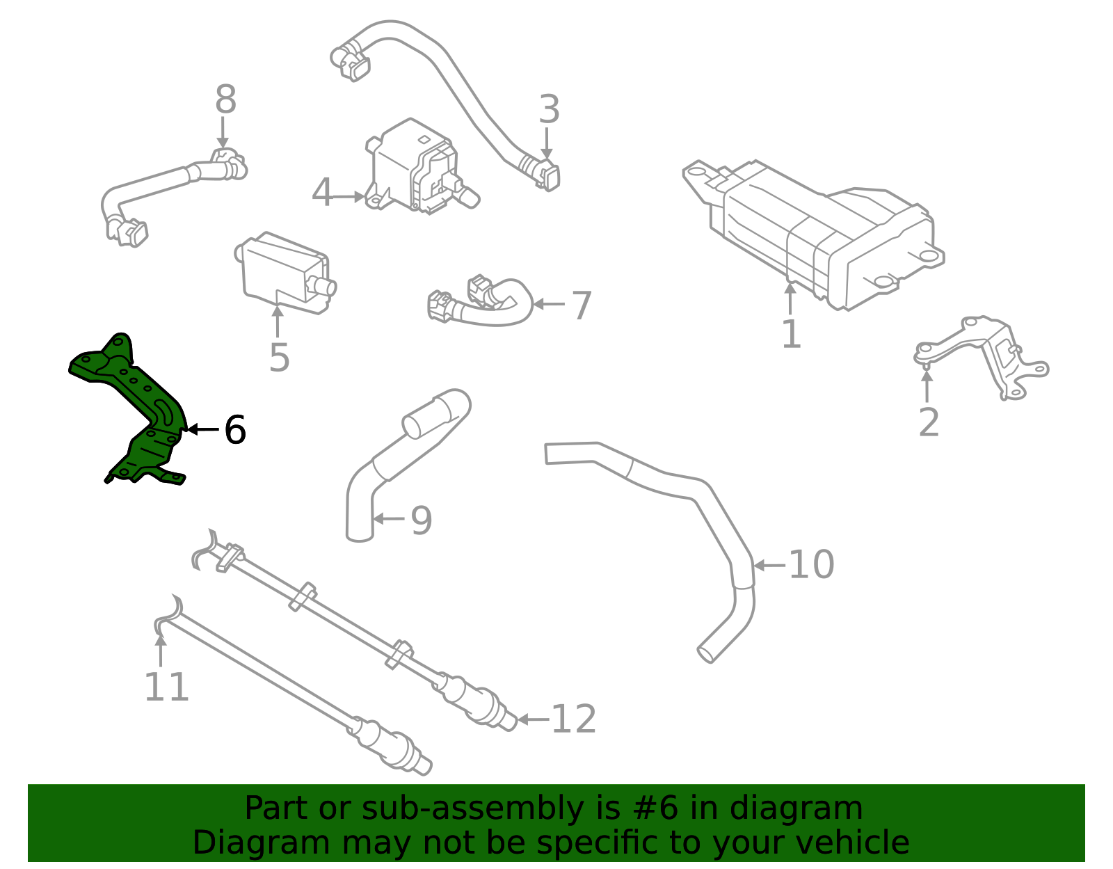 2022-2025 Toyota GR86 Check Valve Lower Bracket SU003-10561 | MotorMotor