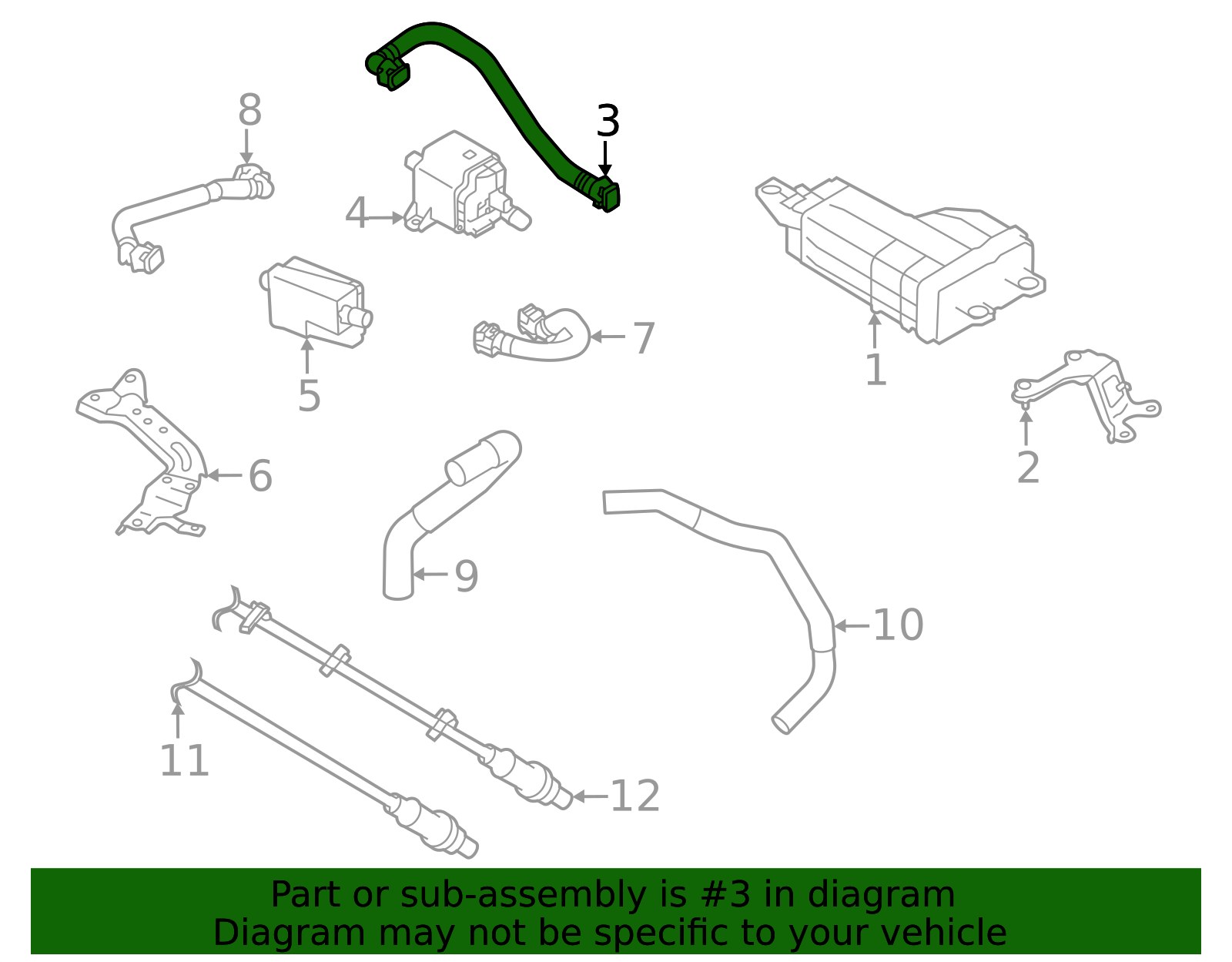2022-2025 Toyota GR86 Canister Hose SU003-10568 | MotorMotor