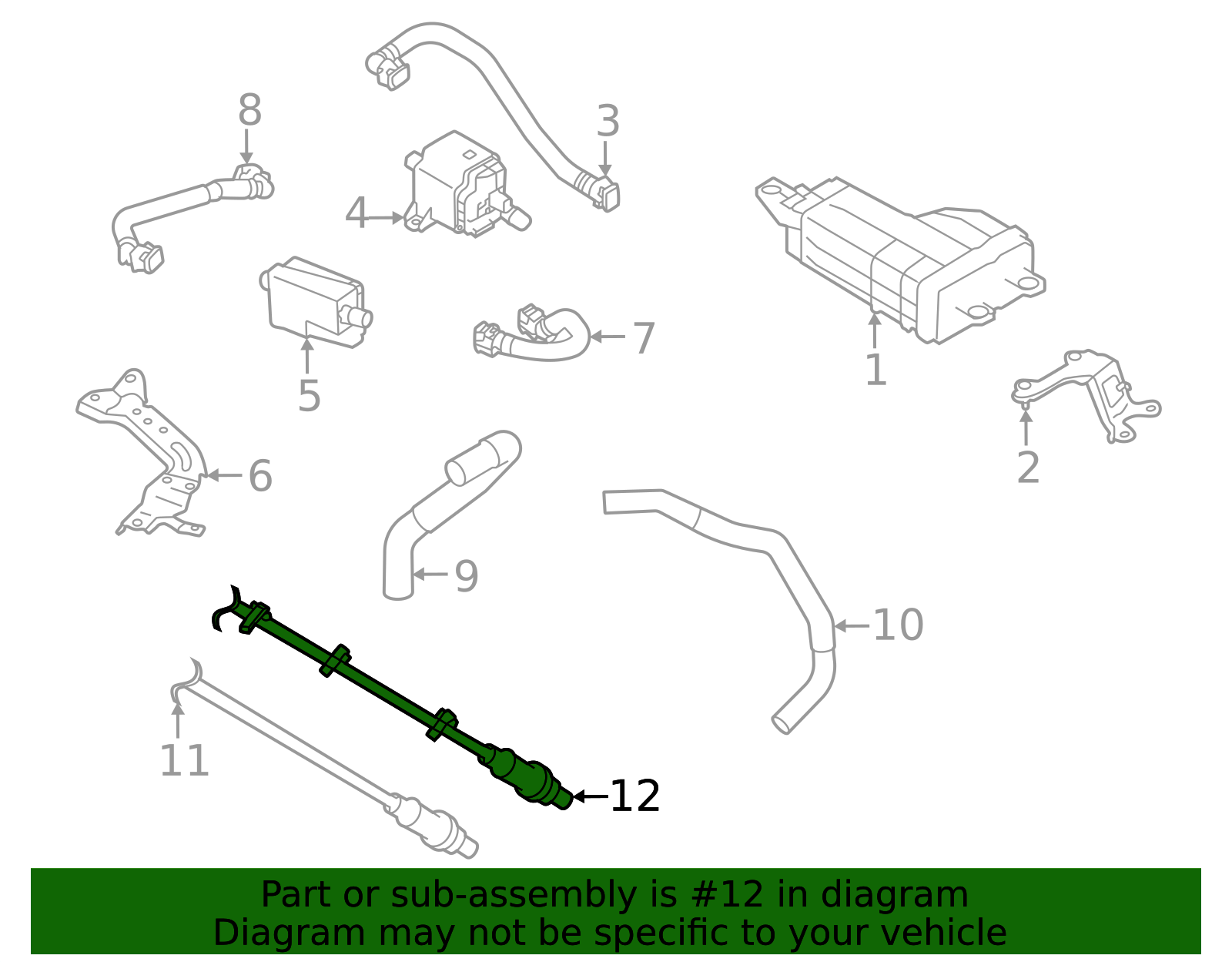 2022-2025 Toyota GR86 Oxygen Sensor SU003-09044 | MotorMotor