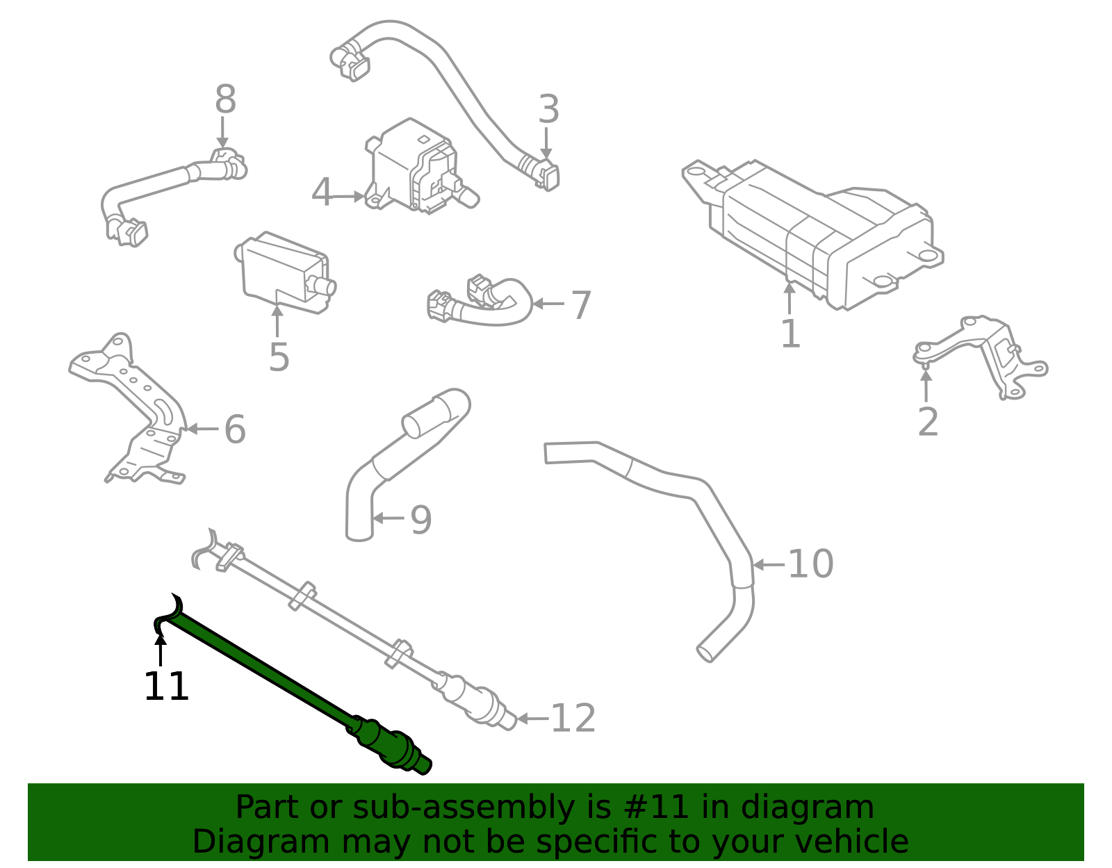 2022-2025 Toyota GR86 Oxygen Sensor SU003-09043 | Toyota Parts Center