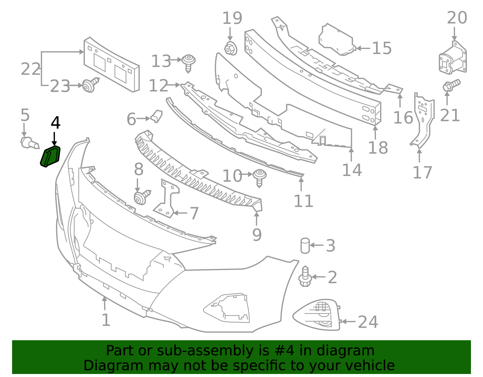 2018 Nissan Maxima Accessories G-PLUS Rear Bumper Brackets Retainers ...