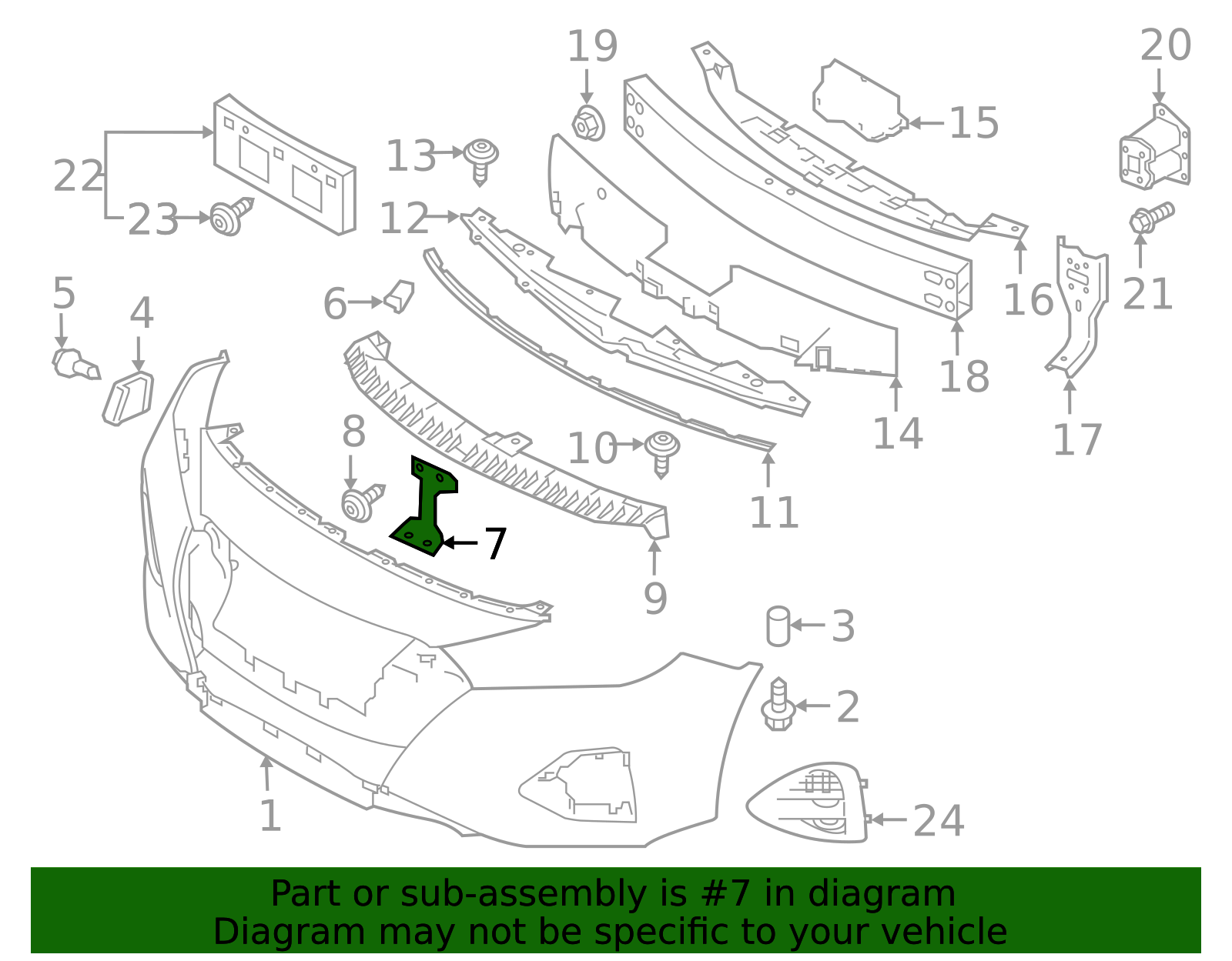2016-2023 Nissan Maxima Stay Bracket 62296-4RA0A | Nissan Parts Central