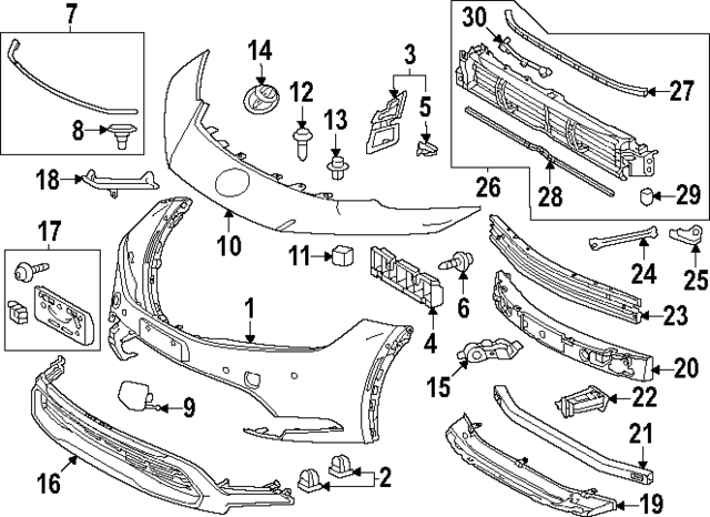 Genuine OEM Toyota Bumper Covers | Toyota Parts Center