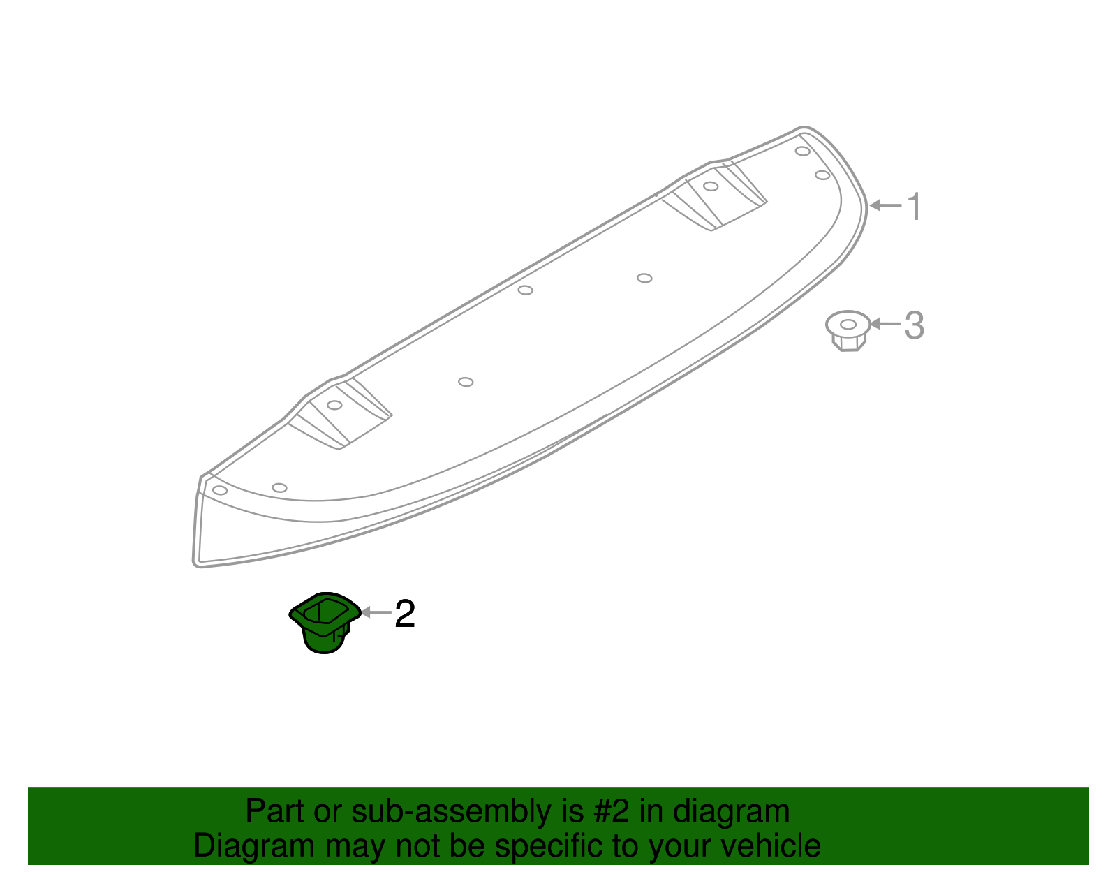 2011-2020 Infiniti Spoiler Grommet 01281-00573 | Faulkner Infiniti of ...
