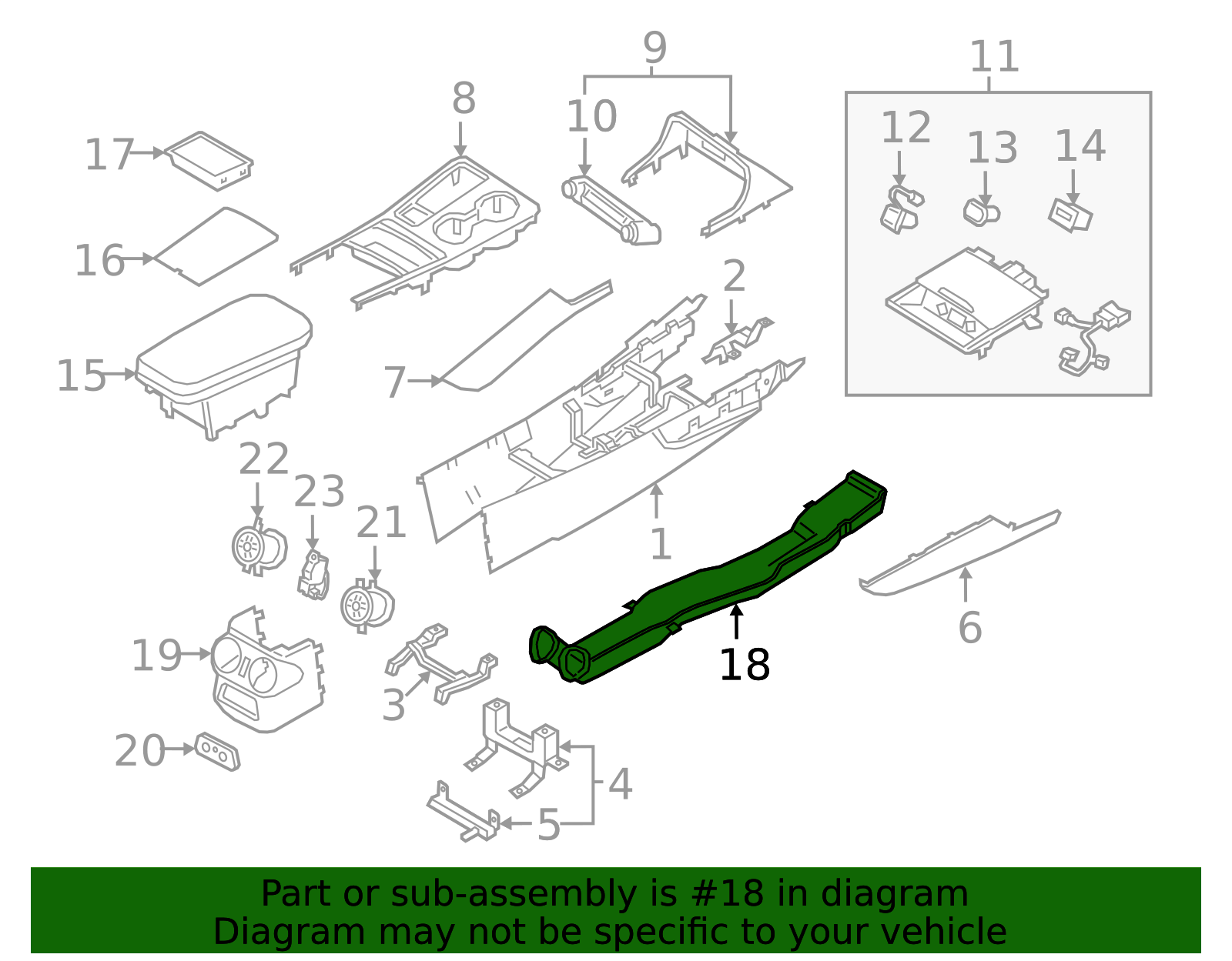 2018-2023 Kia Stinger Air Duct 97020-J5000 | TascaParts.com