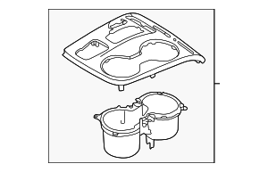 2022-2024 Hyundai Tucson Cover Assembly 84650-CW100-UAY | QuirkParts