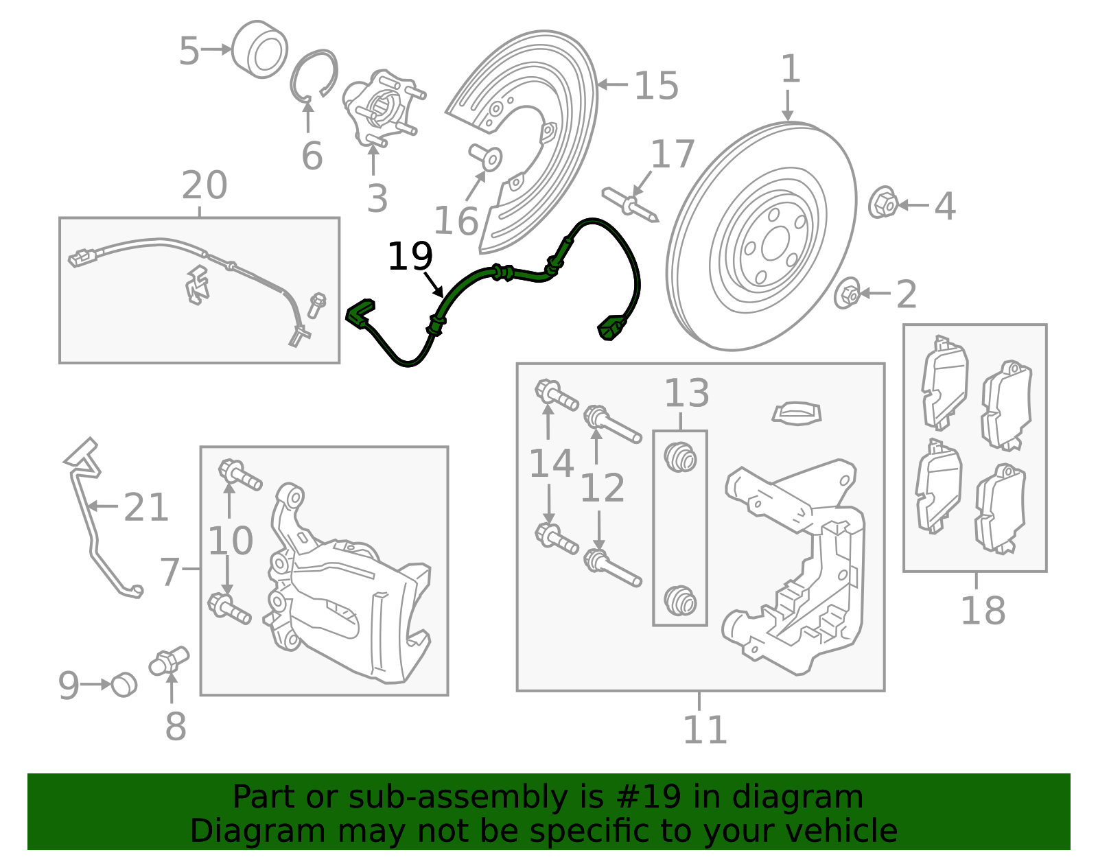 2011-2020 Jaguar Wear Sensor C2D37743 | OEM Parts Online