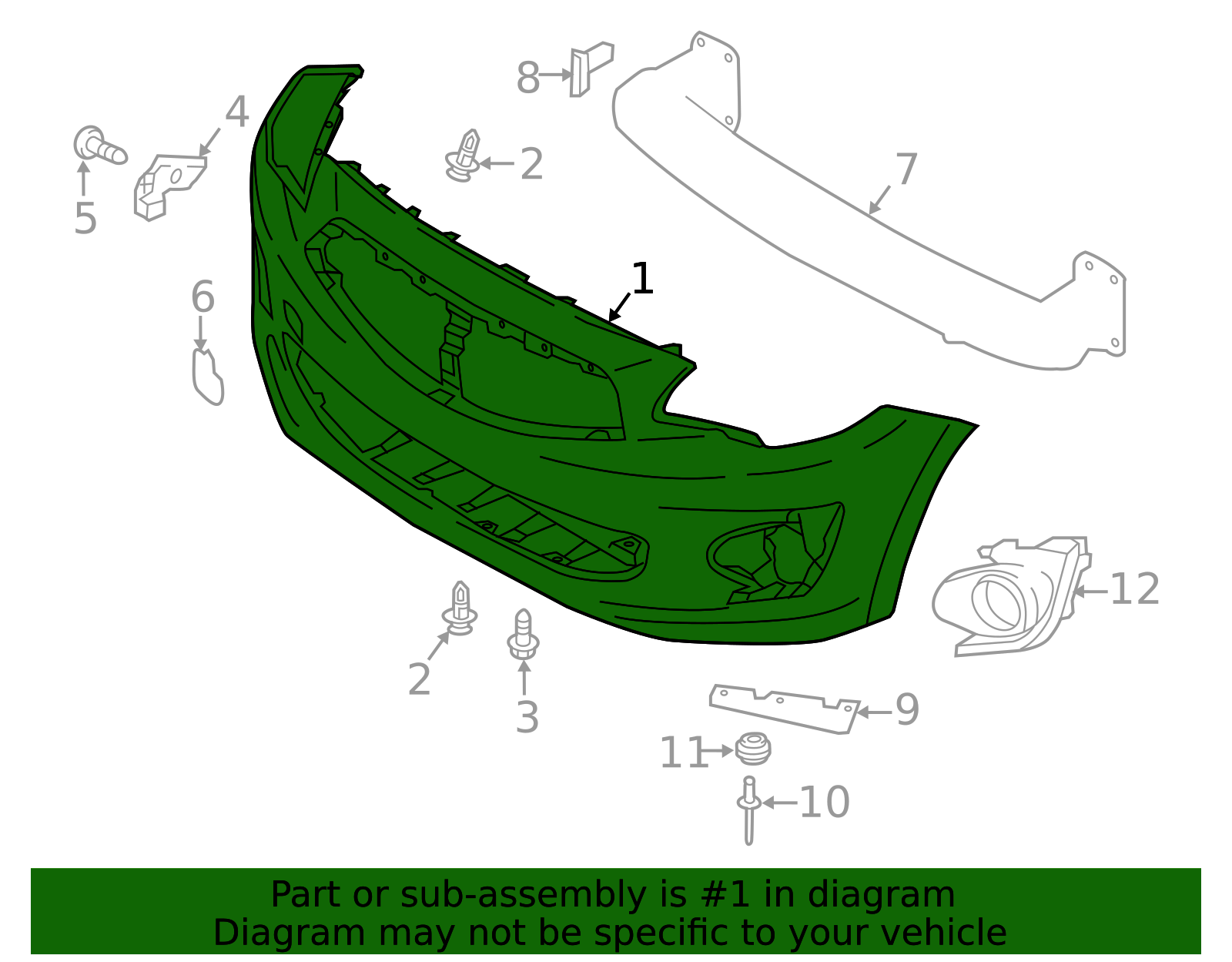 6400H293 - Bumper Cover 2017-2020 Mitsubishi Mirage G4 | Mitsubishi ...