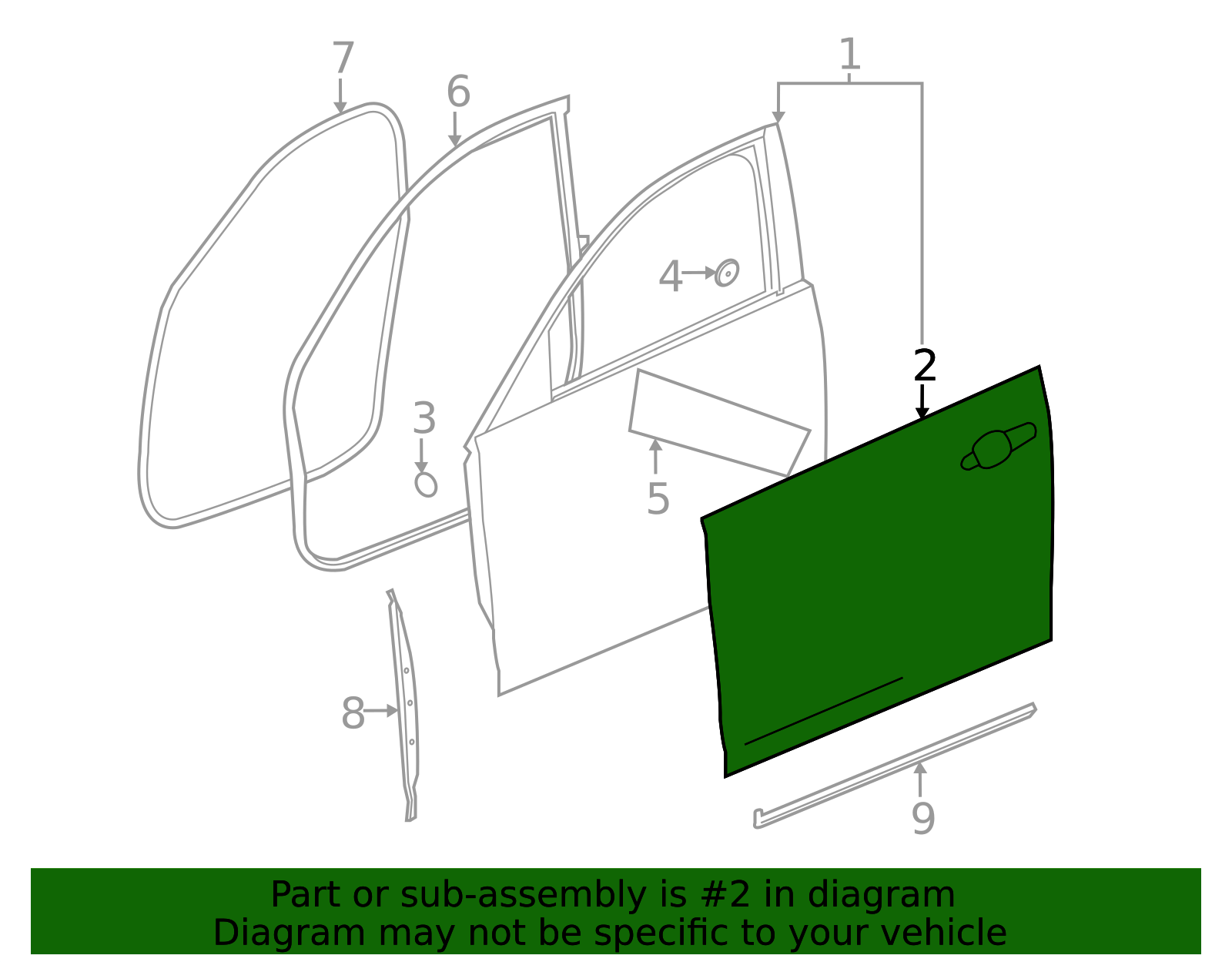 2020-2025 Cadillac CT4 Outer Panel 84896847 GM | GMPartsDirect.com