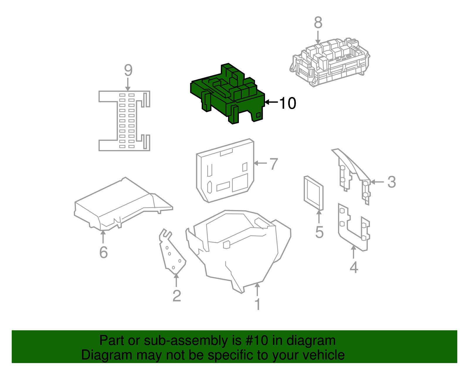 221-545-08-01 - Relay Plate 2007-2008 Mercedes-Benz | Mercedes-Benz ...