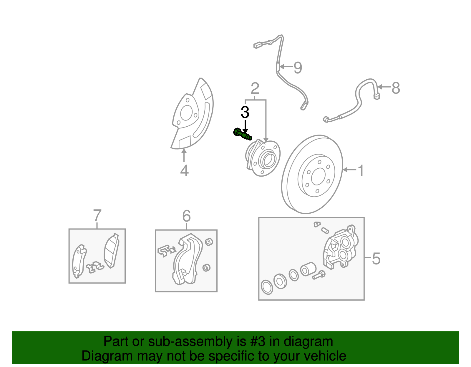 GM Parts | Genuine Multi-Purpose Stud Part# 11588811 | GM Parts Store