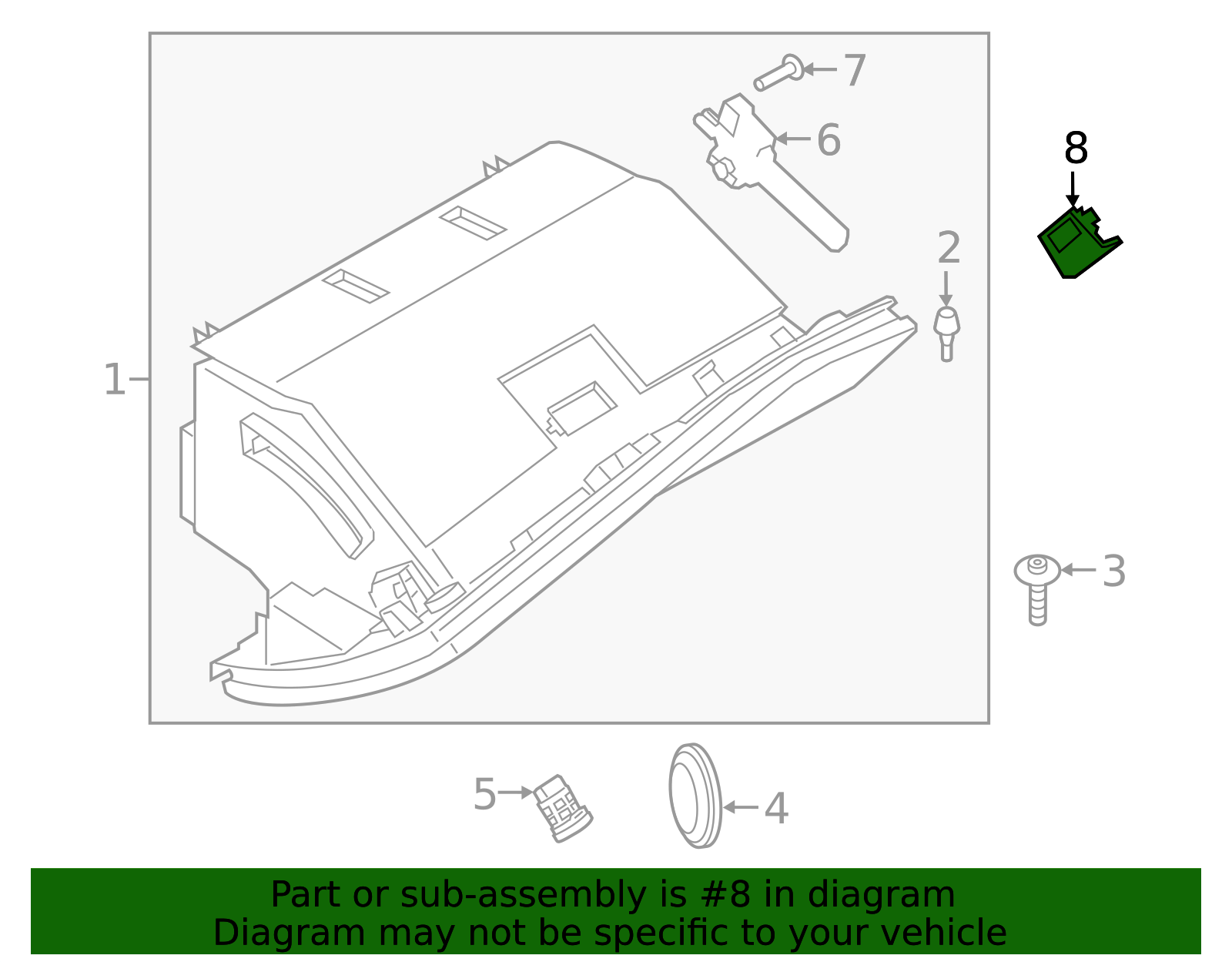 55317-WAA04 - High-Quality Glove Box Bracket for 2020-2025 Toyota GR ...