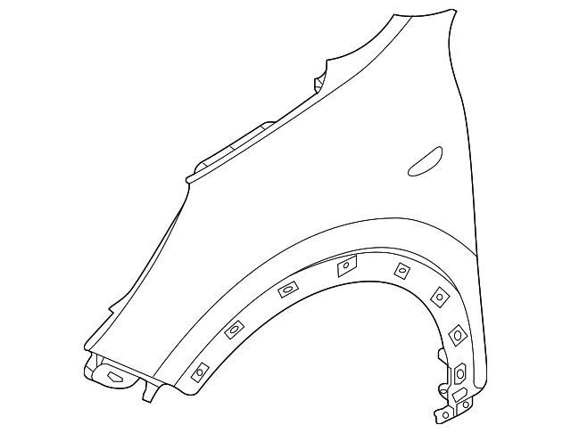 66321-G5000 - Fender 2017-2022 Kia | Kia.Parts Store