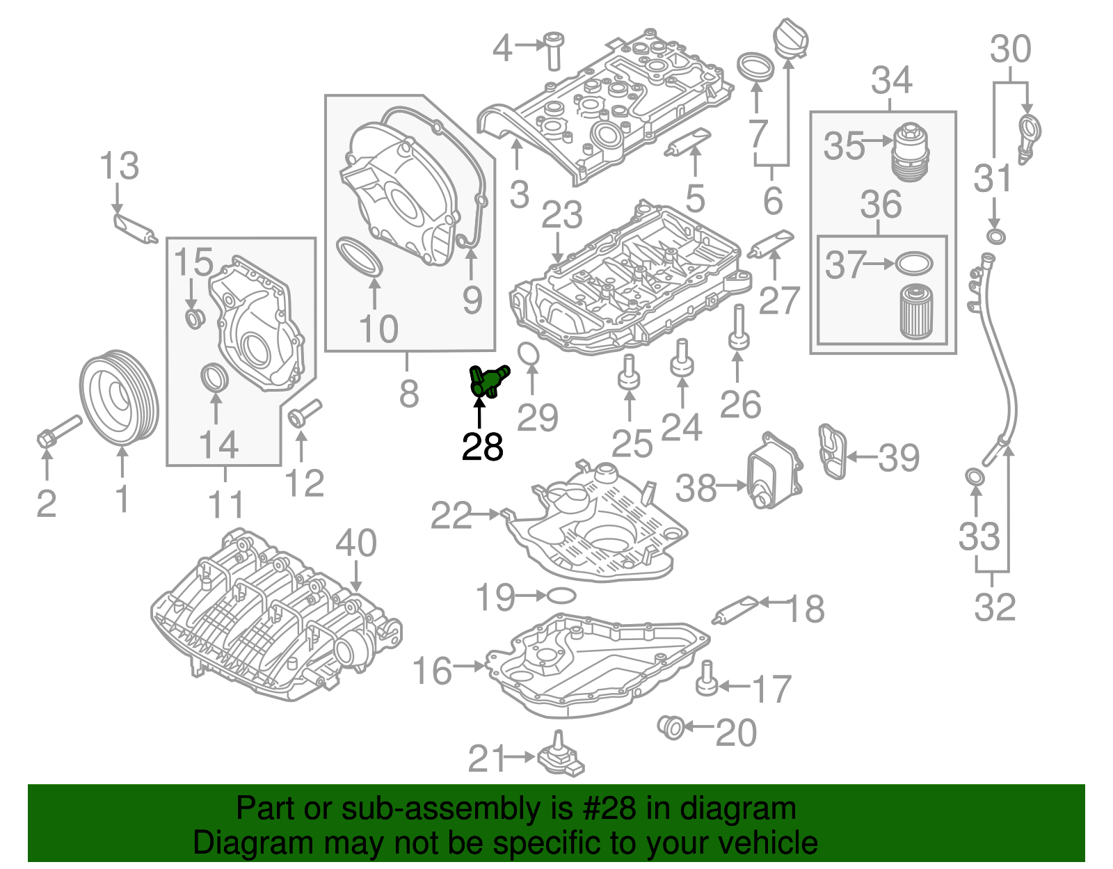 06K-115-243-L - Engine Oil Pump Relief Valve 2013-2024 Volkswagen | OEM ...