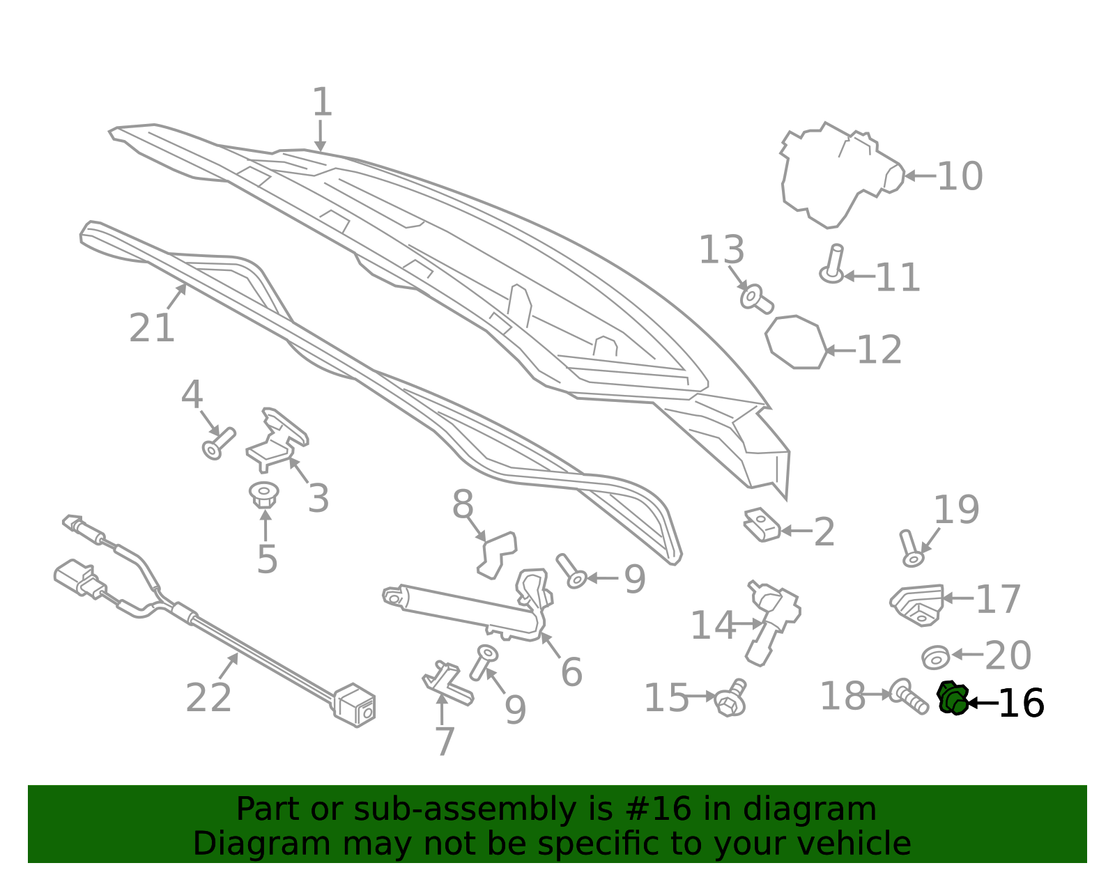 95B-829-734-B - Guide Wedge 2015-2025 Porsche | OEM Euro Parts