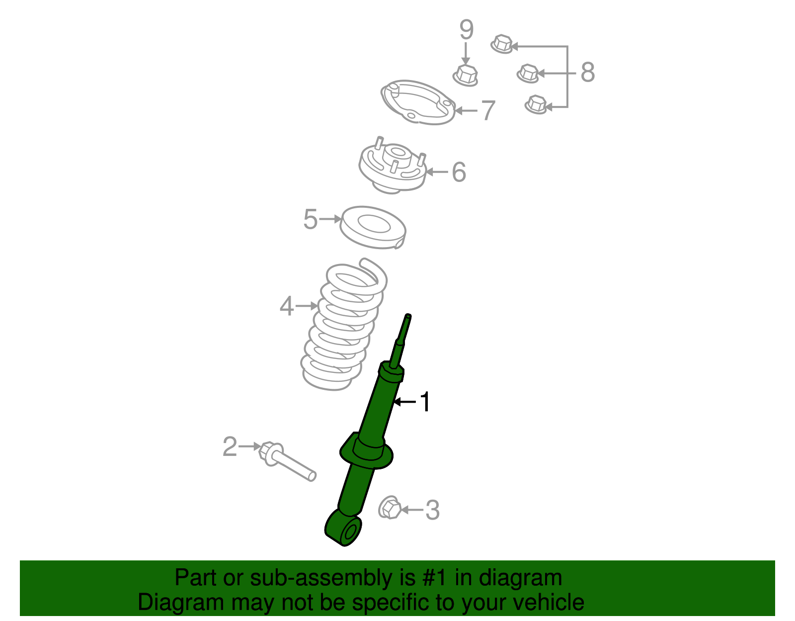 ASH-12263 - Shock Absorber Assembly 2011-2014 Ford F-150 | Direct ...