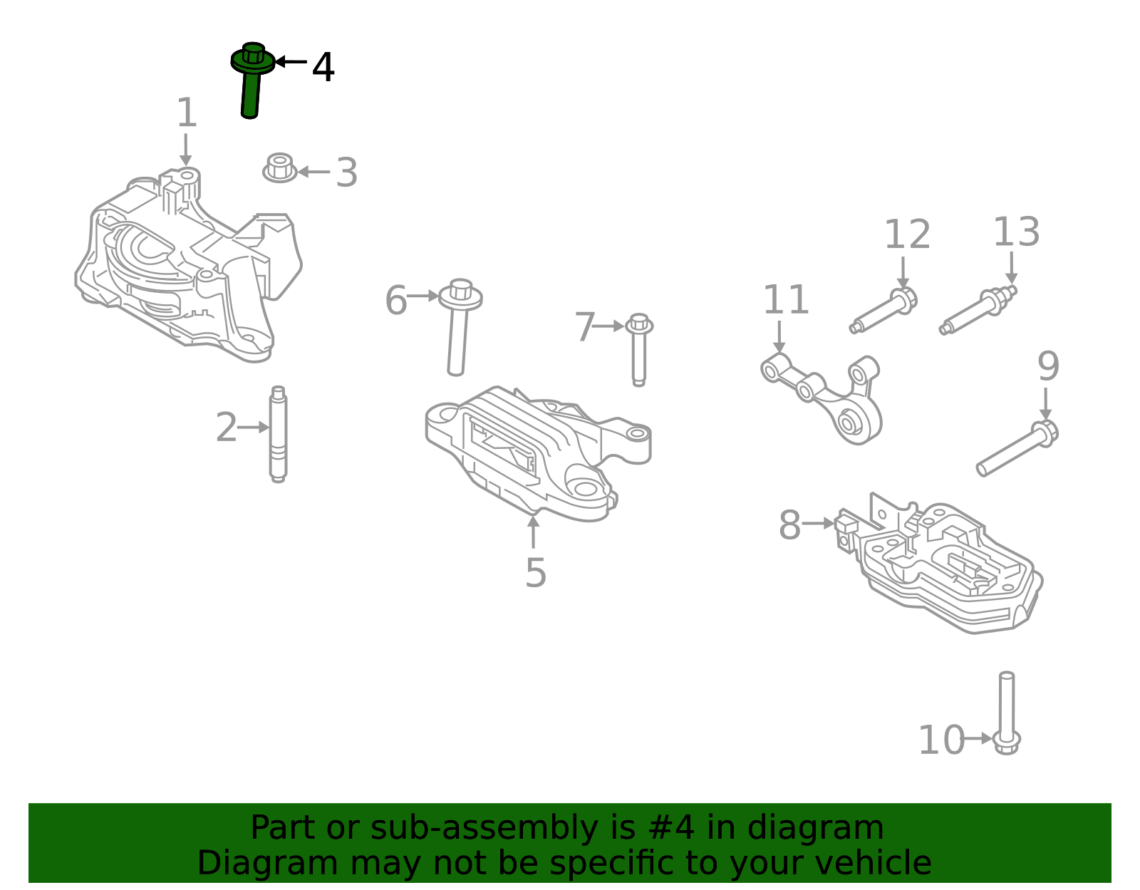 2020-2025 Ford Front Mount Screw W722039-S439 | TascaParts.com