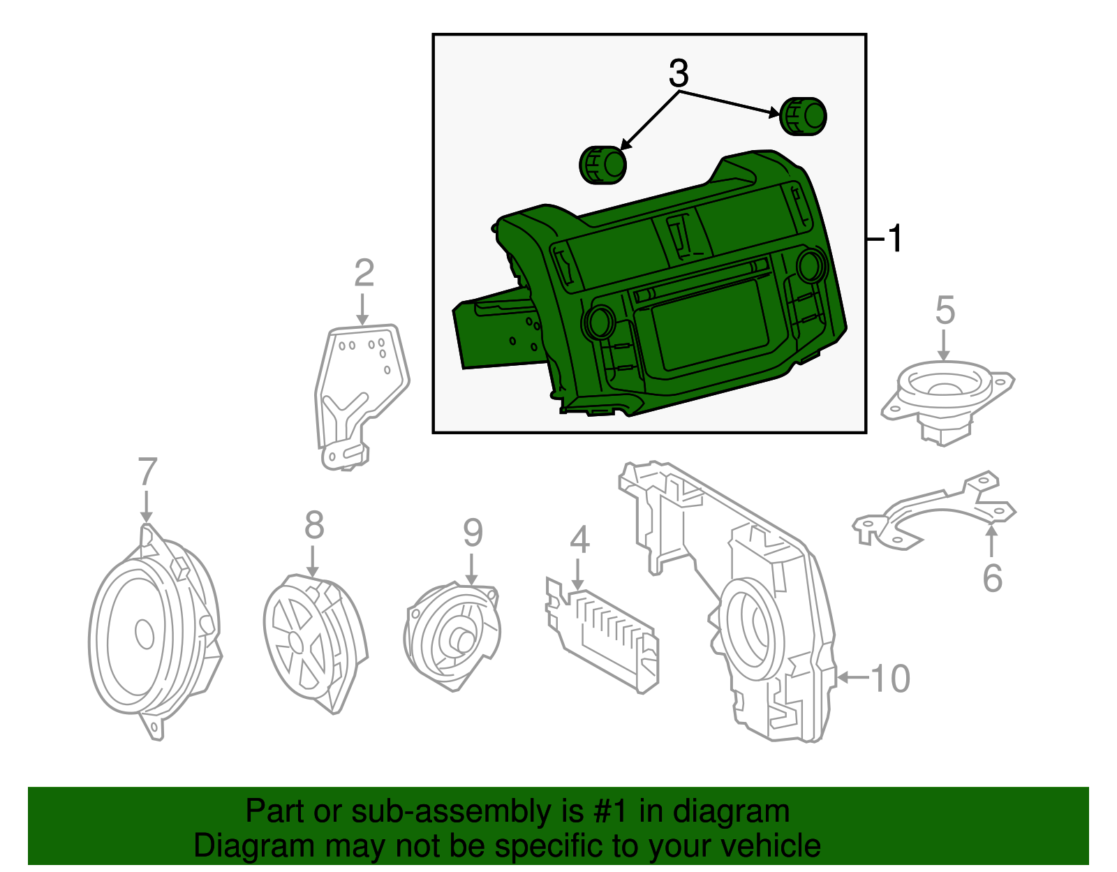 2020-2024 Toyota 4Runner Receiver 86140-35330 | Lithia Toyota Parts