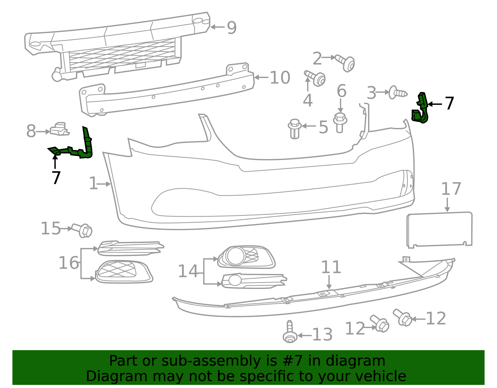 Bumper Cover Retainer 05113136AA | Mopar Parts Canada